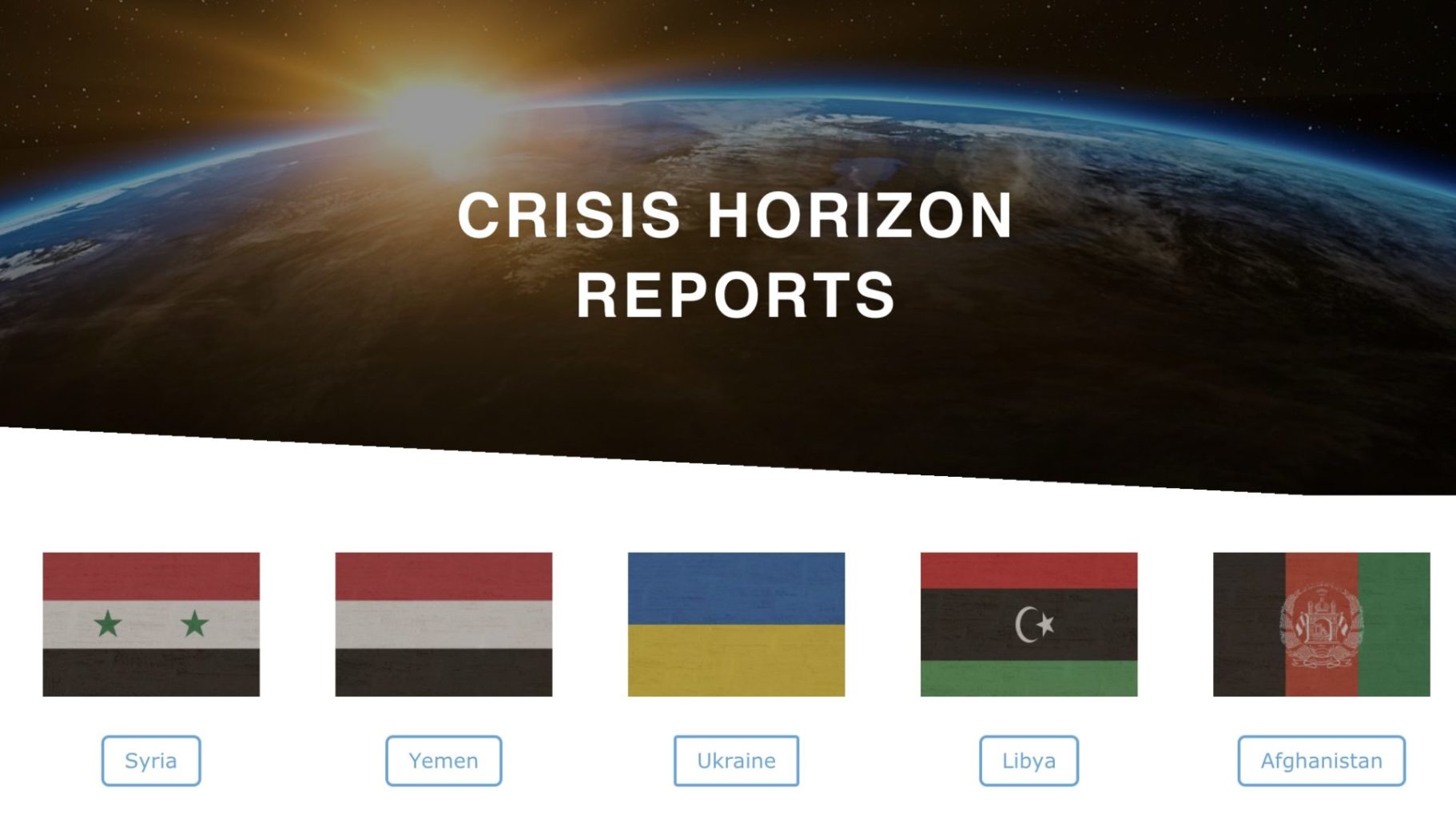 Crisis Horizon Reports | Beyond the Horizon ISSG